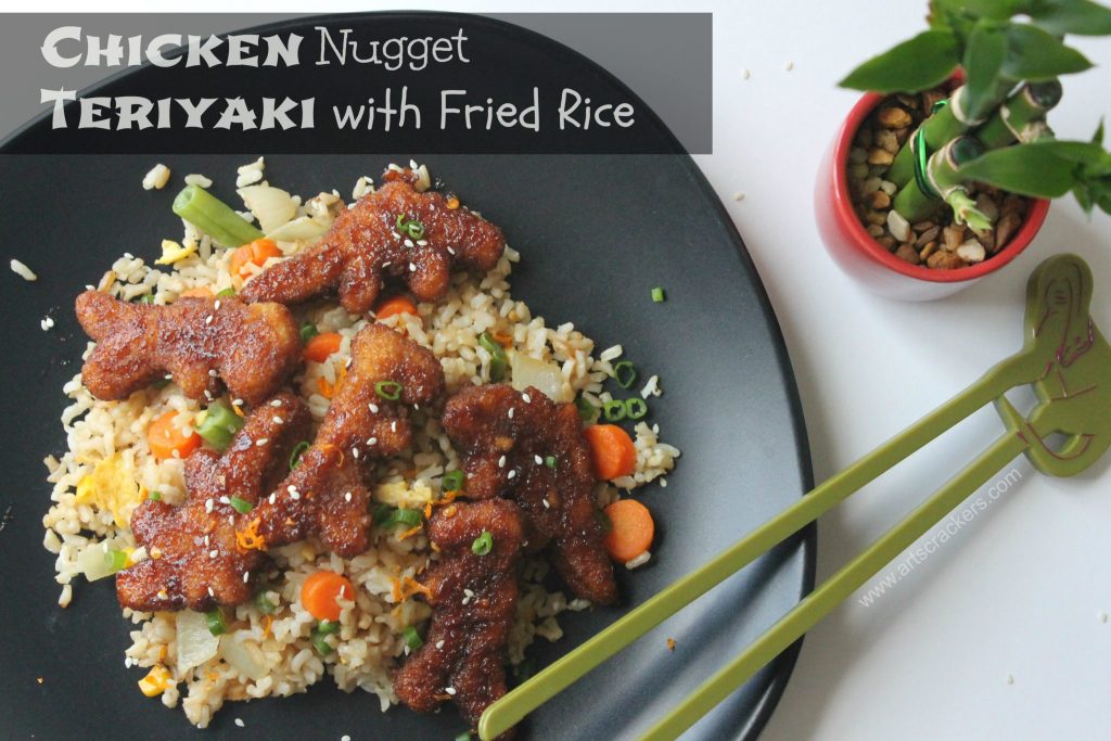 Chicken Nugget Teriyaki and Fried Rice | Family-Friendly Recipe
