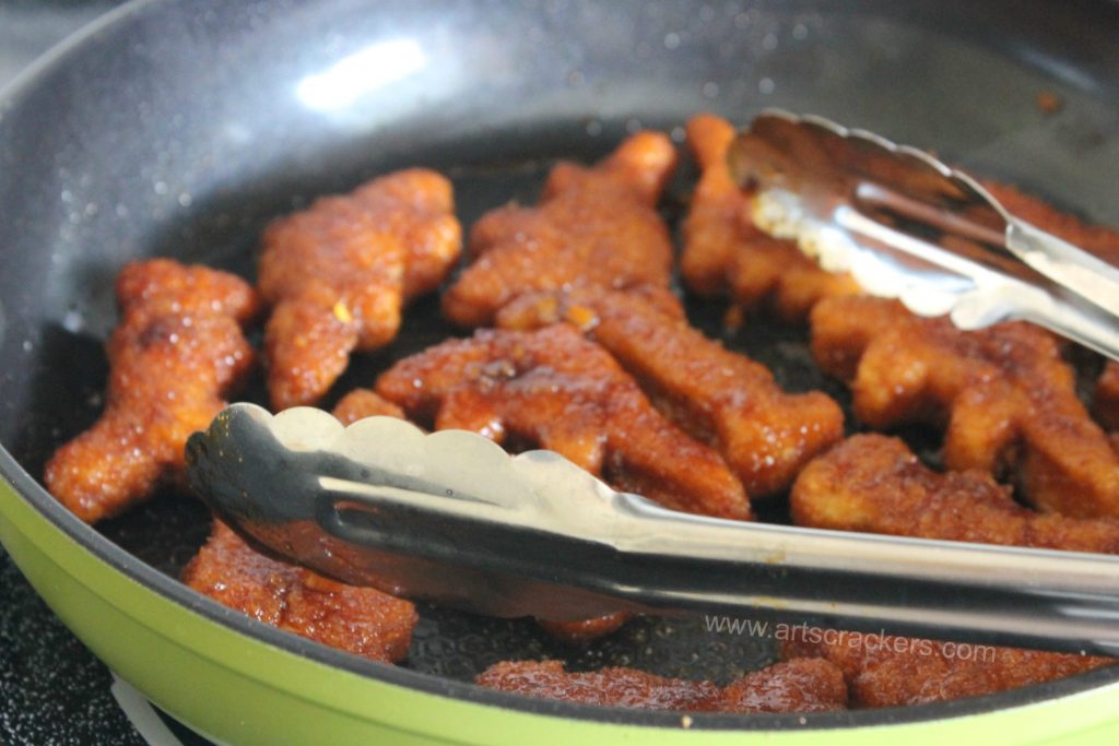 Chicken Nugget Teriyaki and Fried Rice | Family-Friendly Recipe