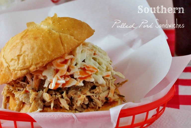 Slow Cooker Pulled Pork Sandwiches and Slaw Recipe
