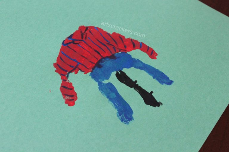 Handprint Scarecrow Art