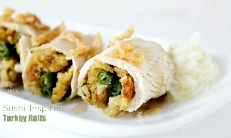 Sushi-Inspired Thanksgiving Turkey Rolls | Make Over Your Leftovers