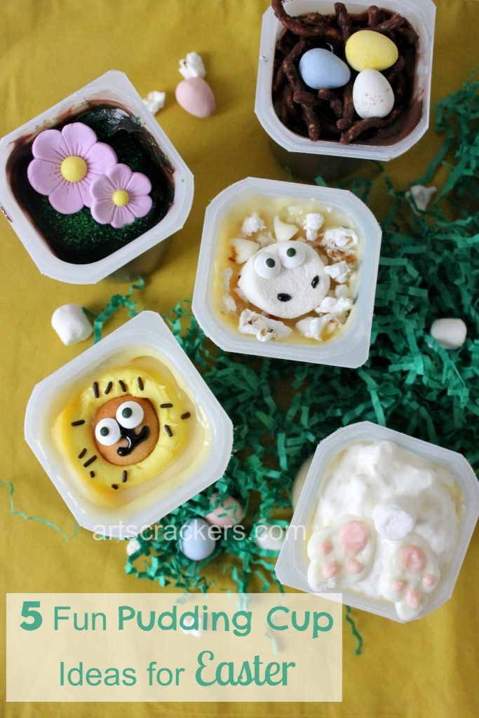 5 Fun Pudding Cup Ideas for Easter