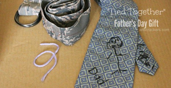 Sentimental Father's Day Gift Idea and DIY Necktie Tutorial