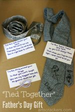 Sentimental Father's Day Gift Idea and DIY Necktie Tutorial