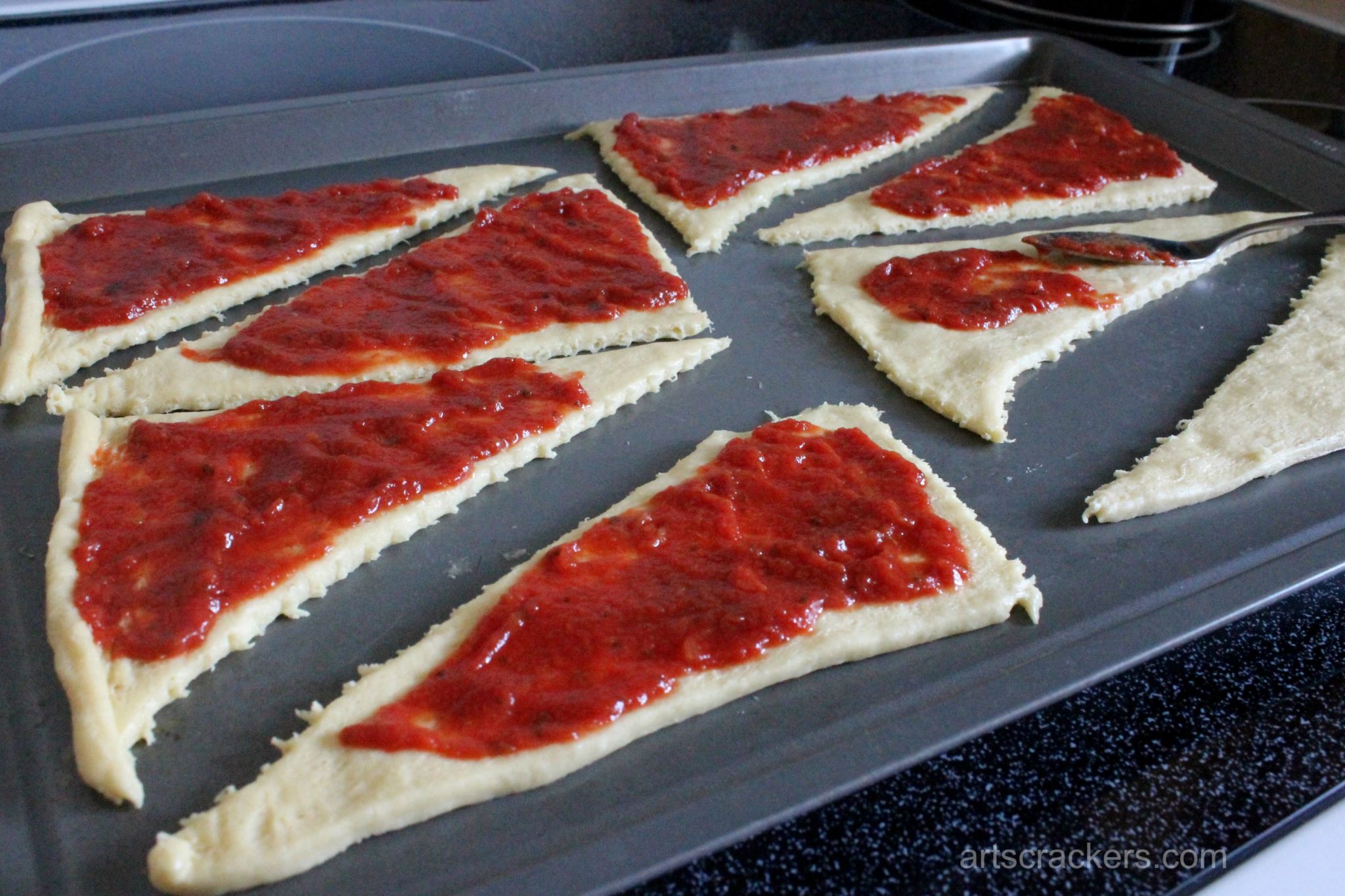 Crescent Calzone Recipe - Arts and Crackers
