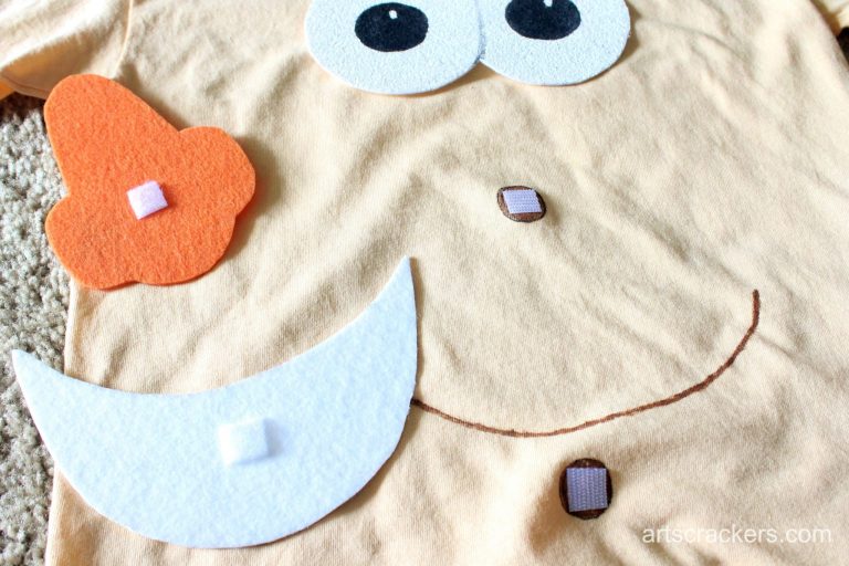 DIY No-Sew Mr. Potato Head Costume for Kids and Adults