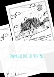 FREE Printable "City on a Hill" Adult Coloring Page - Arts and Crackers
