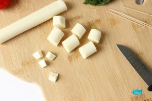 String Cheese Snowman Caprese Salad Appetizer Recipe