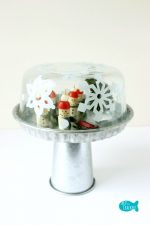 String Cheese Snowman Caprese Salad Appetizer Recipe