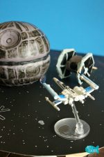 Candy-Filled Death Star Cake Tutorial with Tie Fighter Cake Pops