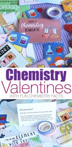Printable Chemistry Valentines for Kids (with Chemistry Facts!)