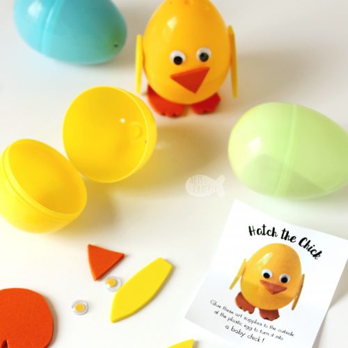 "Hatch the Chick" Easter Egg Craft & Egg Hunt Activity