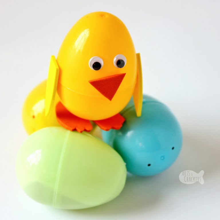 "Hatch the Chick" Easter Egg Craft & Egg Hunt Activity