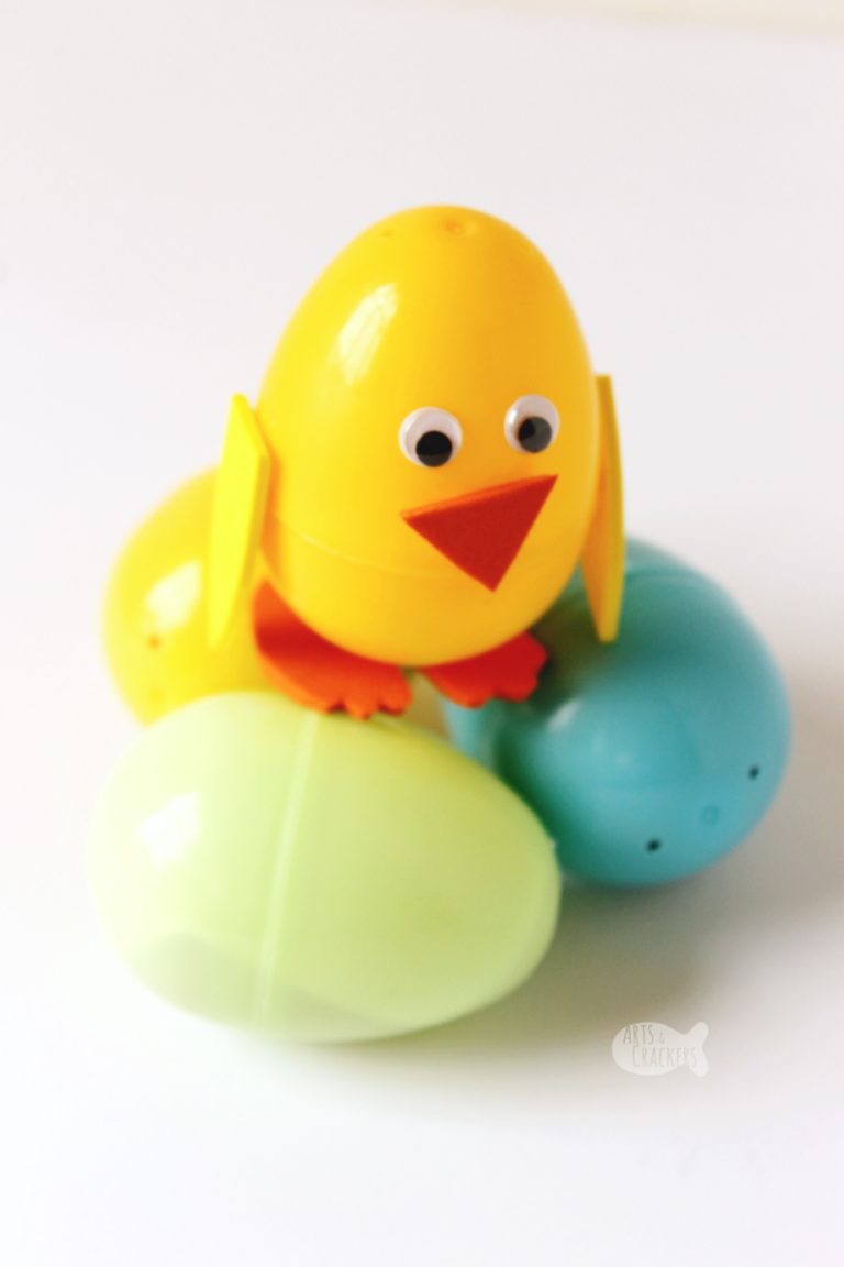"Hatch the Chick" Easter Egg Craft & Egg Hunt Activity