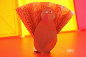 Easy Fan Turkey Paper Craft | Thanksgiving for Kids