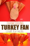 Easy Fan Turkey Paper Craft | Thanksgiving for Kids