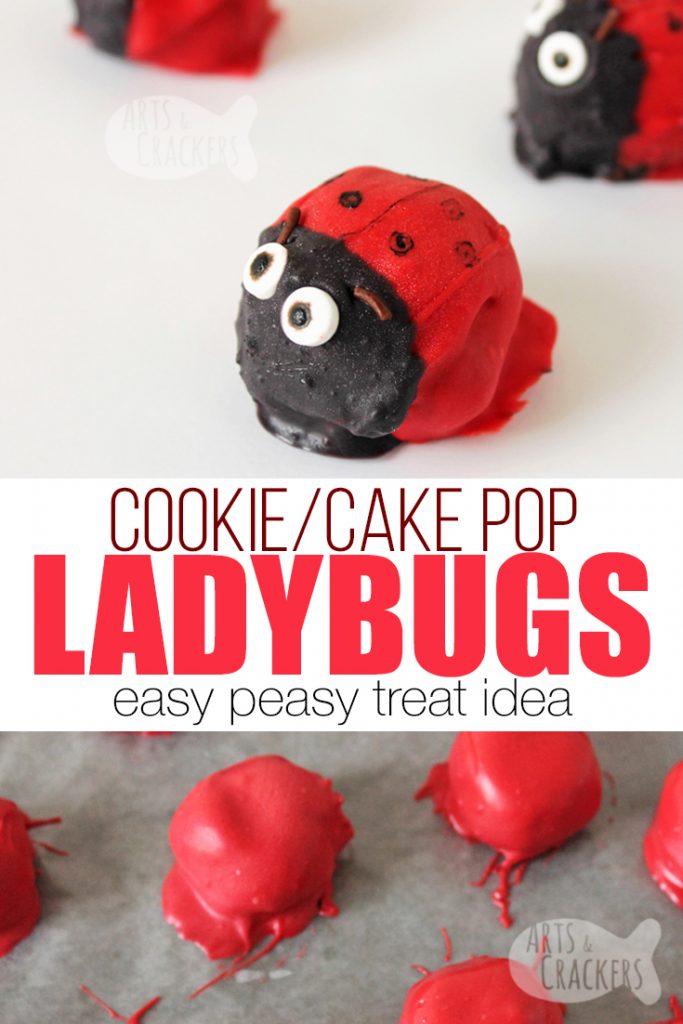 Cute Ladybug Cake Pops | Easy Ladybug Cookie Bites