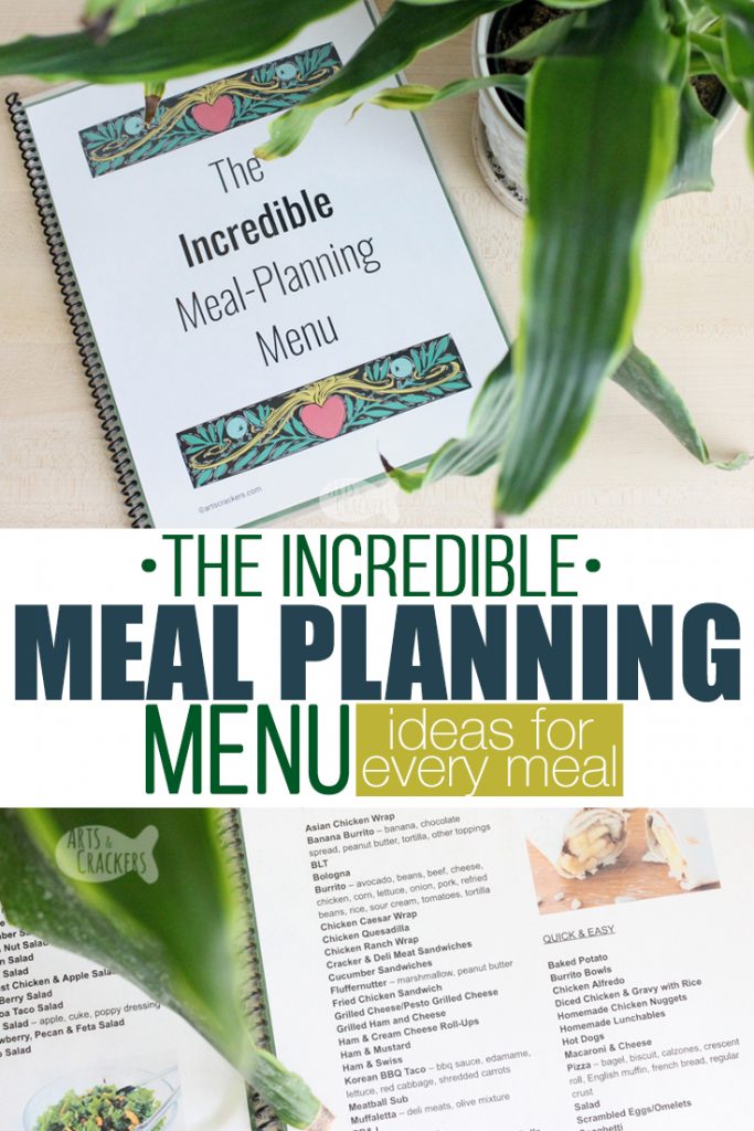 Breakfast Through Dinner Meal Ideas for Your Weekly Menu