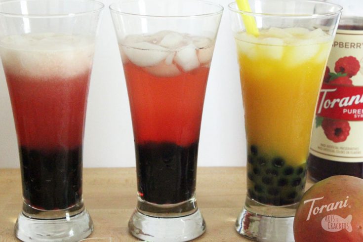 Flavored Kombucha Bubble Tea Recipe with Raspberry Syrup