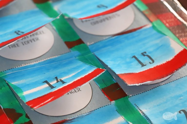 DIY Christmas Craft Advent Calendar for Kids | Countdown to Christmas