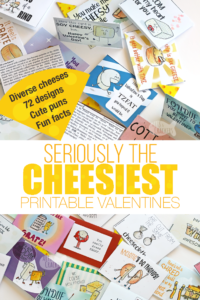 Literally Cheesy Valentines Cards for Cheese Lovers