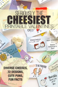 Literally Cheesy Valentines Cards for Cheese Lovers
